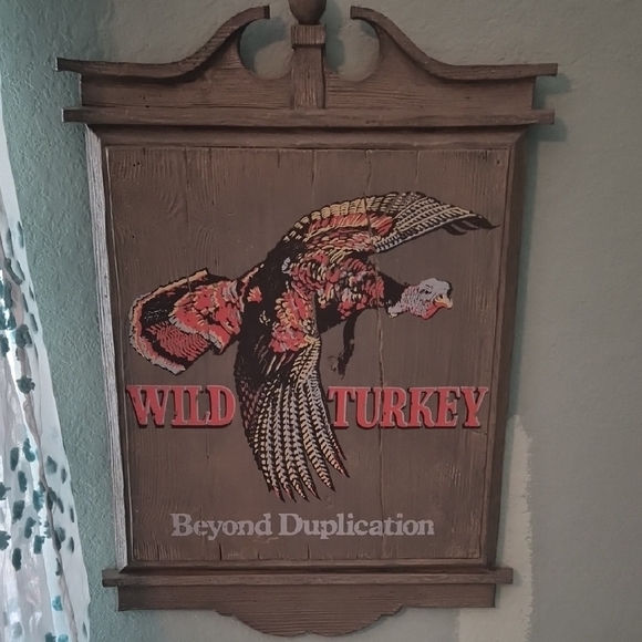 Wild Turkey | Wall Decor | Rare Vintage Wild Turkey Beyond Duplication ...
